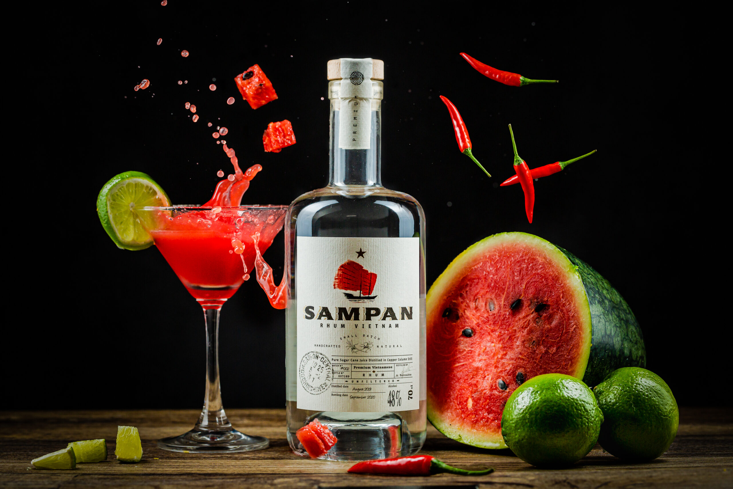 Sampan Rhum Key Visuals for Distillerie D’Indochine